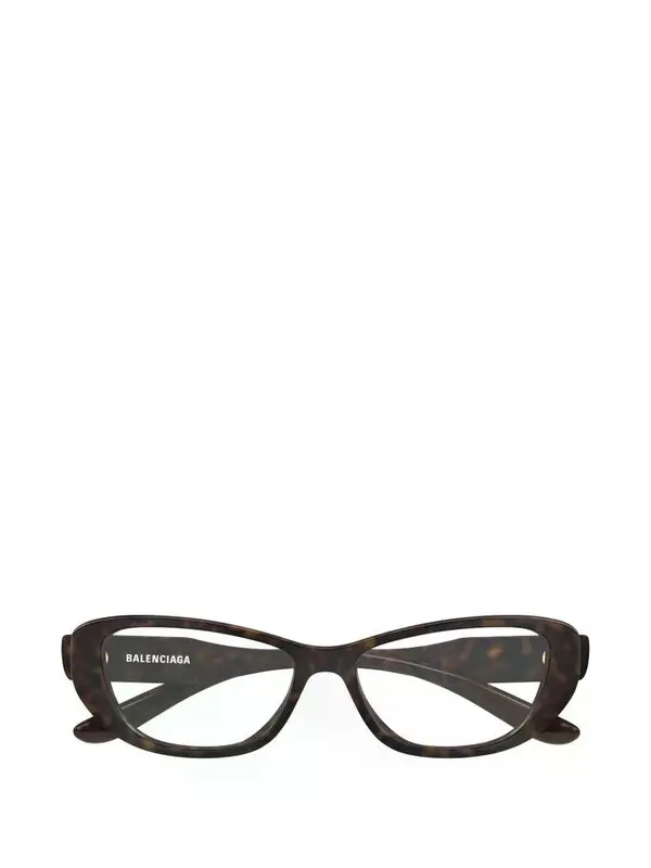 Balenciaga Tortoiseshell-effect Cat-eye Glasses