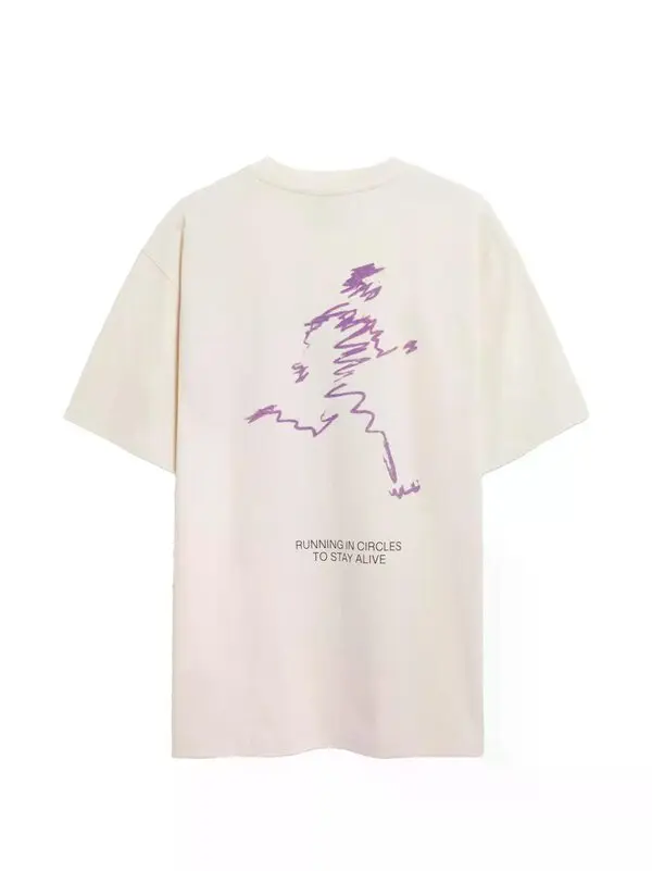 ARMEDANGELS Maarkos Un-wasted Graphic-print Cotton T-shirt