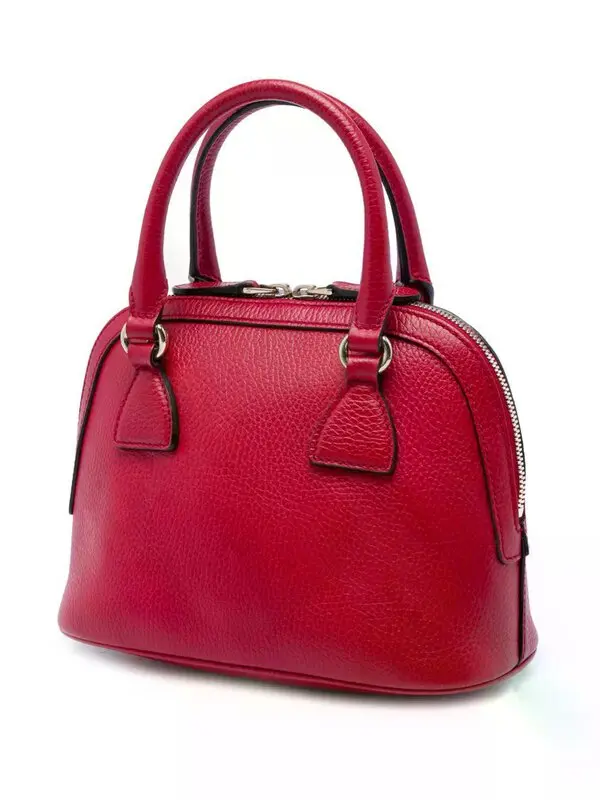 Gucci 2016-2026 Mini Calfskin Gg Charm Dome Satchel
