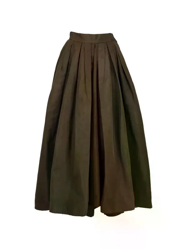 Saint Laurent Pleated Maxi Skirt