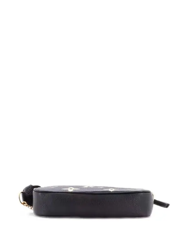LOUIS VUITTON Pochette Accessoires Bicolor Monogram Empreinte Giant Mini Clutch Bag