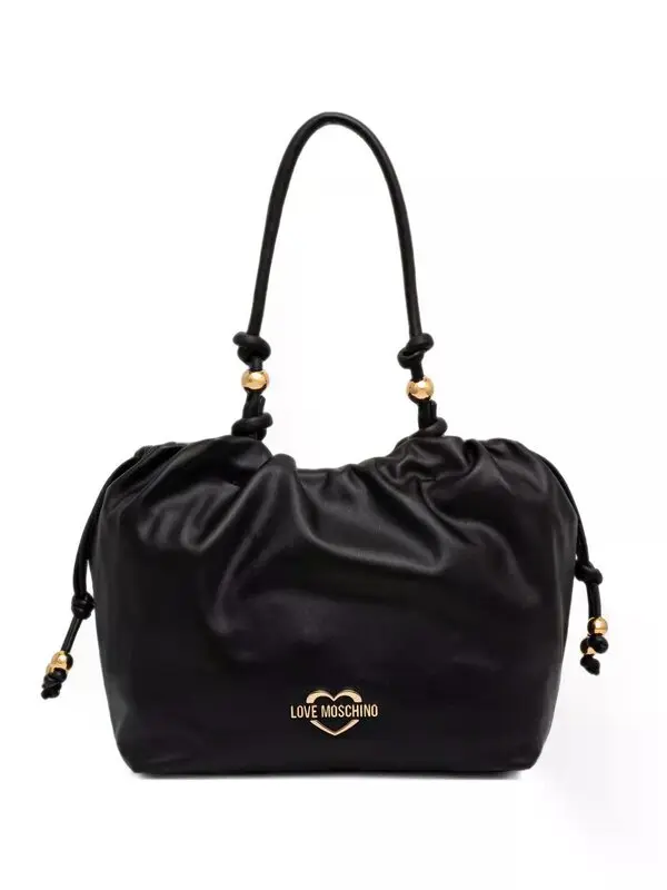 Moschino Bead-embellished Drawstring Tote Bag