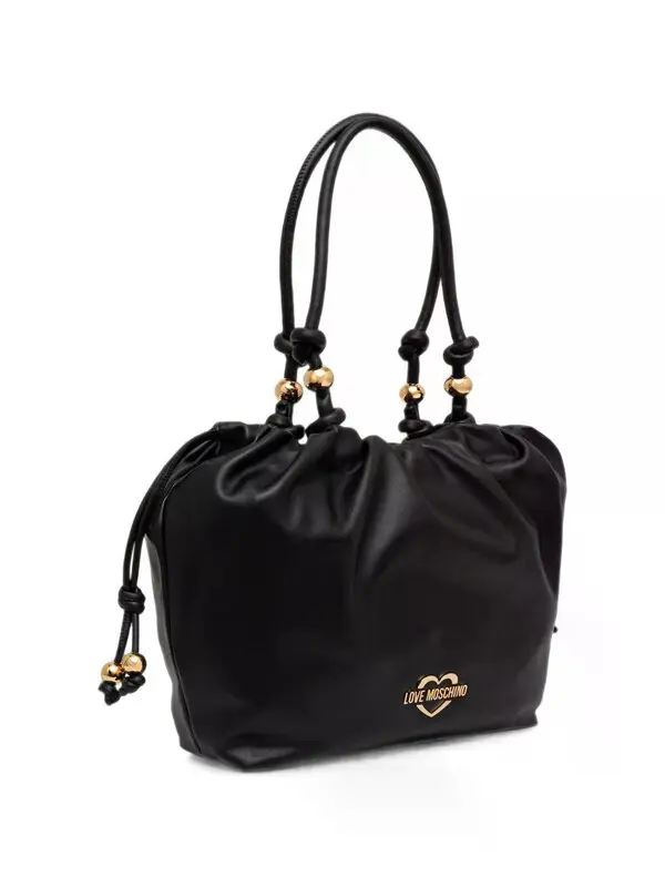 Moschino Bead-embellished Drawstring Tote Bag