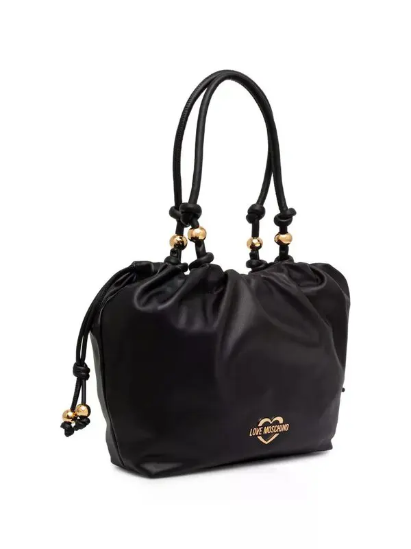 Moschino Bead-embellished Drawstring Tote Bag