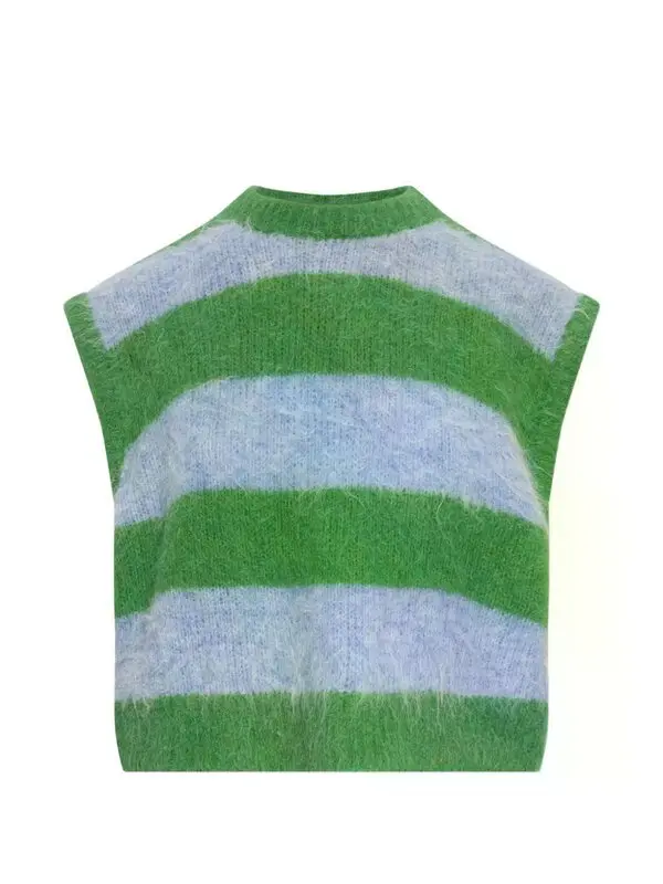 American Vintage Niby Striped-knit Vest
