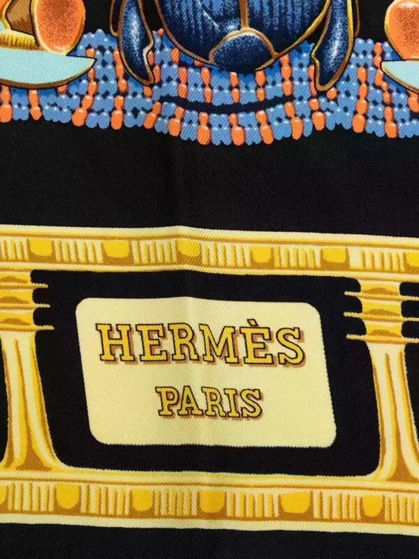 Hermès 20th Century Tutankhamun Silk Scarf 90 Scarves