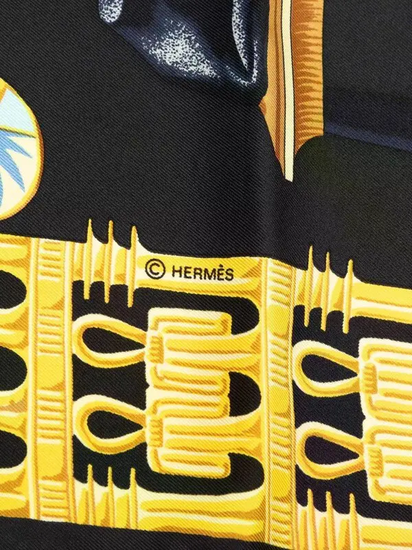 Hermès 20th Century Tutankhamun Silk Scarf 90 Scarves