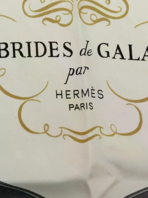 Hermès 20th Century Brides De Gala Silk Scarf 90 Scarves