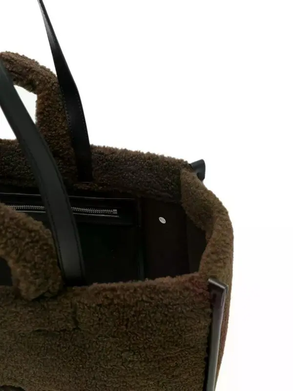 Lacoste Large Shopping Logo-embroidered Borg Tote Bag