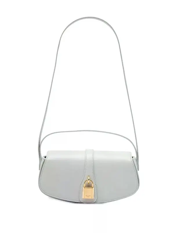 Celine 2022 Smooth Calfskin Tabou Clutch On Strap Satchel