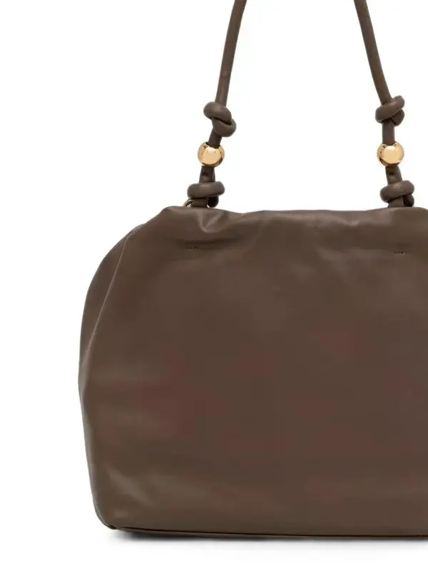 Moschino Bead-embellished Knotted-handle Shoulder Bag