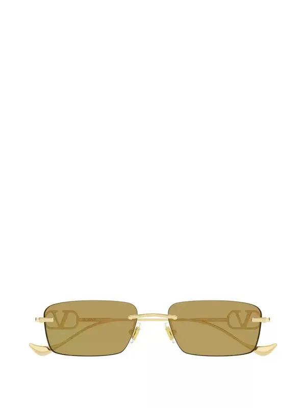 Valentino Garavani Vlogo Rectangle-frame Sunglasses