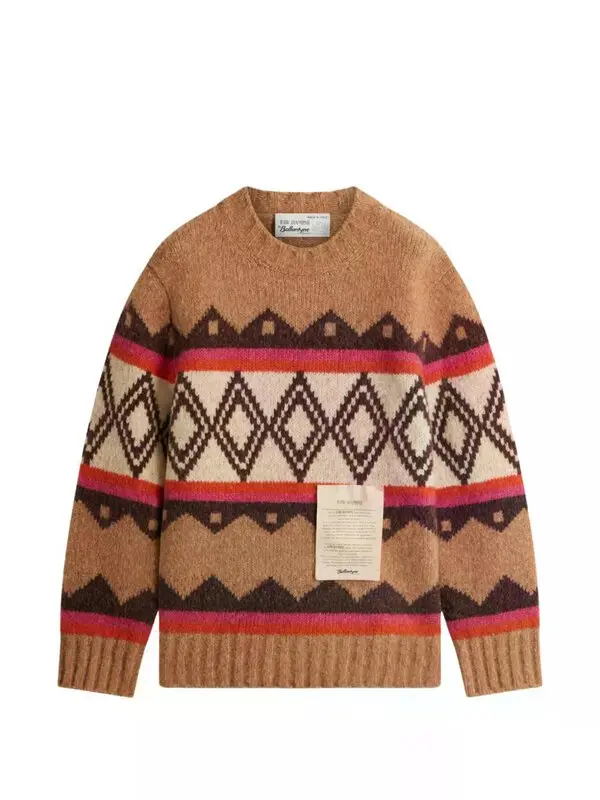 BALLANTYNE Raw Diamond Crew Neck Sweater