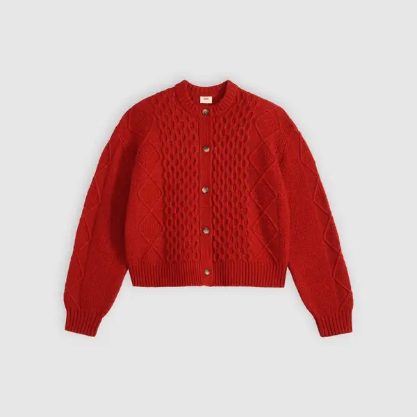 LEVI'S Charlotte Crewneck Cardigan