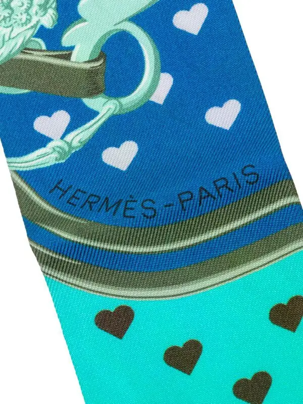 Hermès 2017 Brides De Gala Love Silk Twilly Scarf Scarves