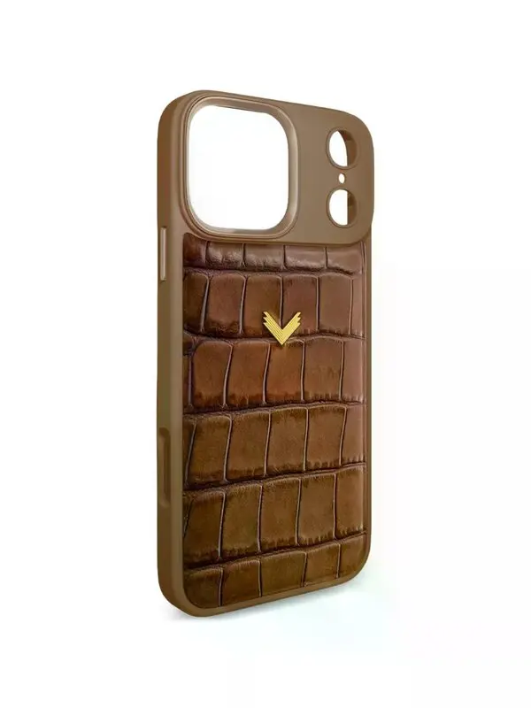 VELANTE Crocodile-effect Leather Iphone 17 Pro Max Case