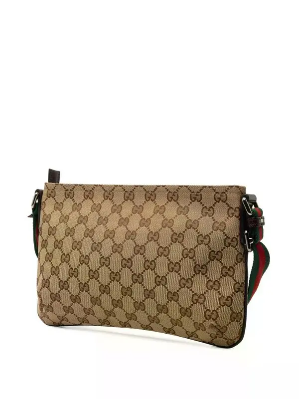 Gucci 2000-2015 Gg Canvas Web Crossbody Bag