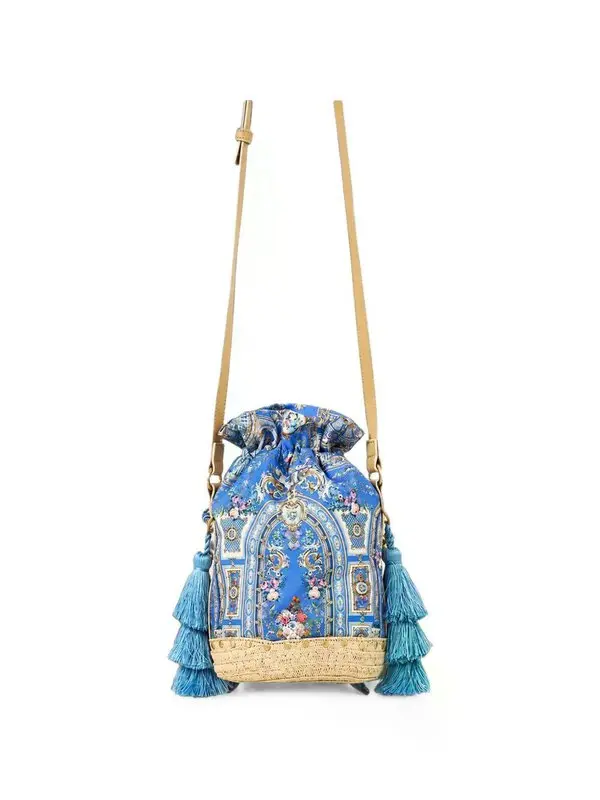 Camilla Ottoman Opulence Tassel-detail Bucket Bag