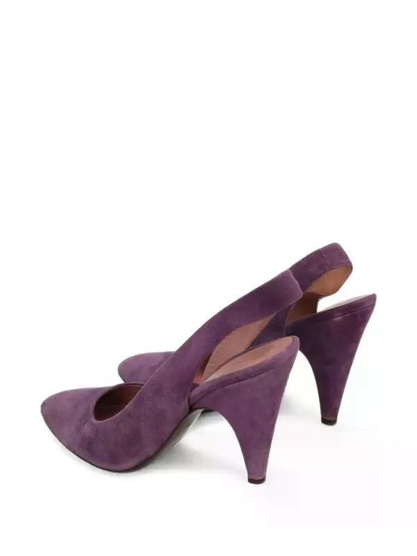 Miu Miu Suede Pointed-toe Heeled Pumps