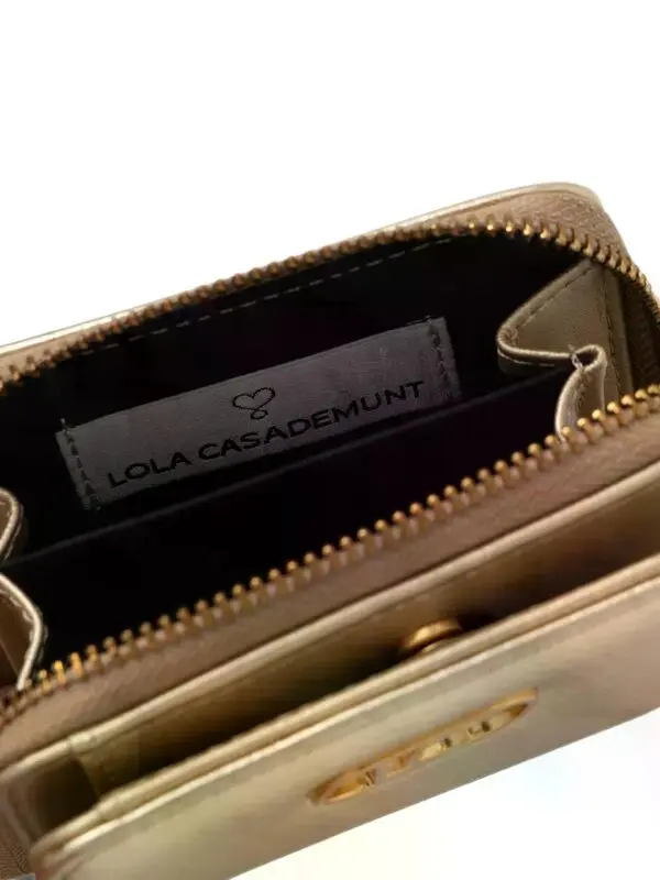 Lola Casademunt Logo-plaque Metallic Wallet
