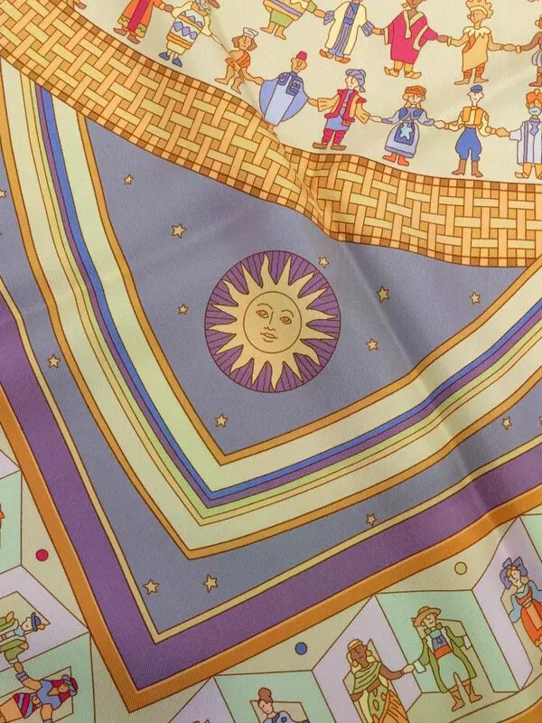 Hermès 2000-2020 Donner La Main Silk Scarf 90 Scarves