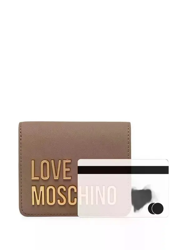 Moschino Logo-plaque Bifold Wallet