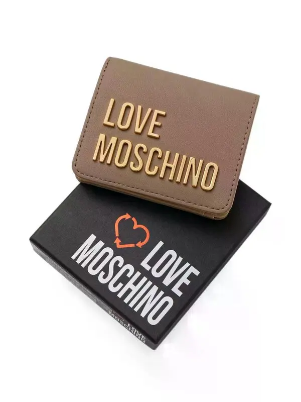 Moschino Logo-plaque Bifold Wallet