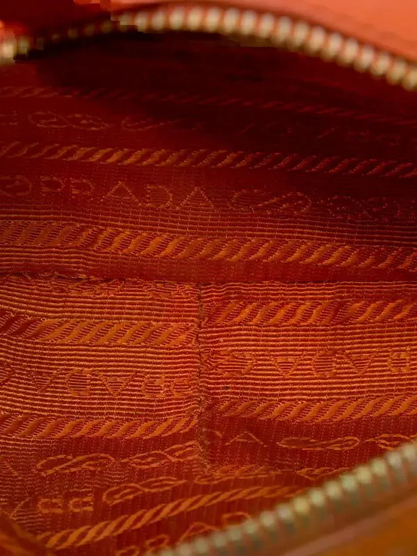 Prada 2000-2013 Mini Saffiano Lux Bauletto Bag Satchel
