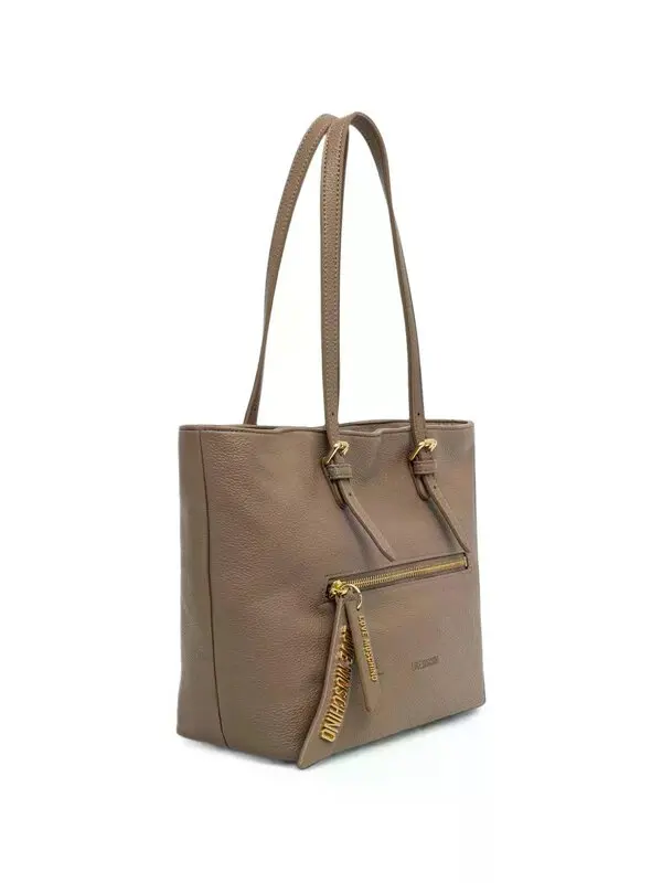 Moschino Logo-plaque Tote Bag