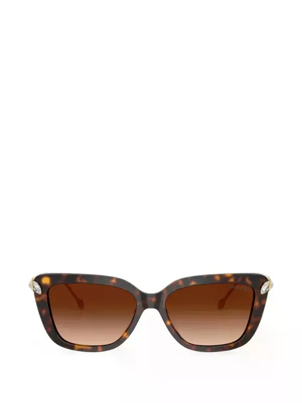 SWAROVSKI Crystal-embellished Cat-eye Frame Sunglasses - Brown