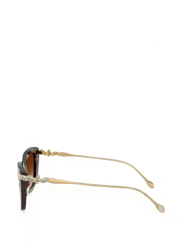 SWAROVSKI Crystal-embellished Cat-eye Frame Sunglasses