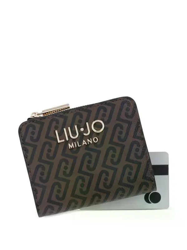 Liu Jo Monogram-print Logo-plaque Wallet