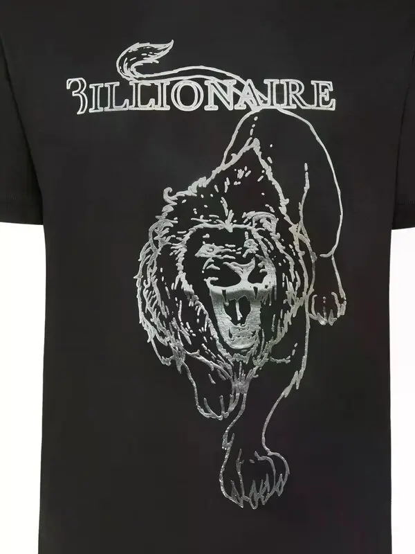 BILLIONAIRE Lion-print Crew-neck T-shirt
