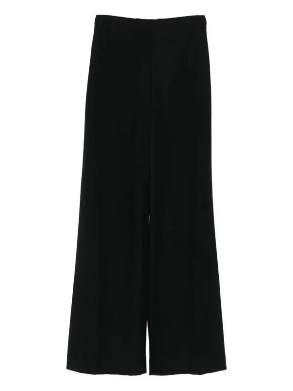 Harris Wharf London Wide Leg Trousers - Black