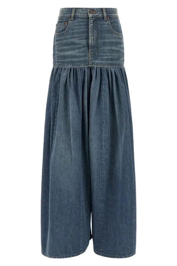 Chloé Balloon' Denim Skirt