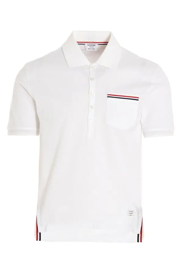 Thom Browne Rwb Polo Shirt
