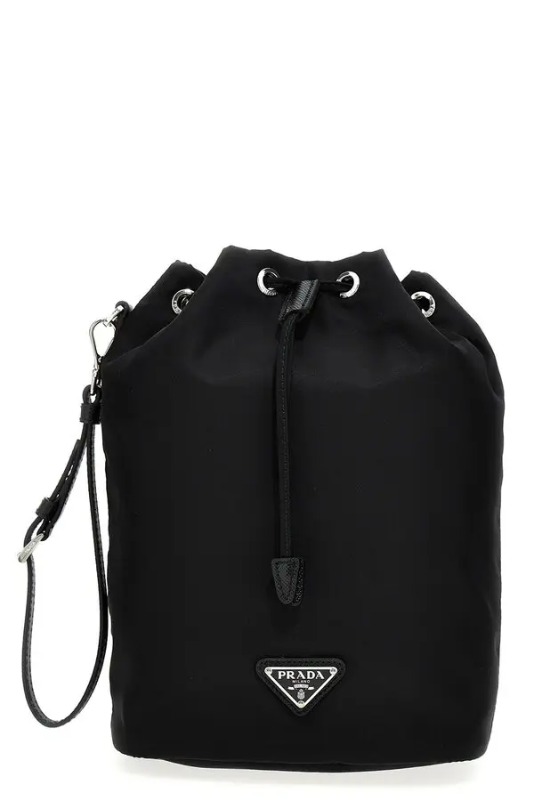 Prada Re-nylon Bucket Bag - Black