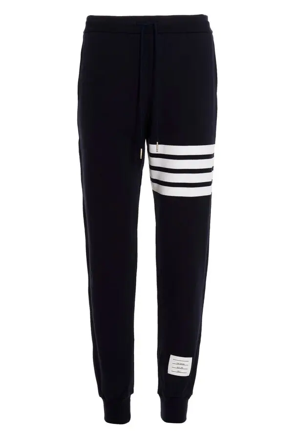 Thom Browne 4 Bar' Joggers - Blue