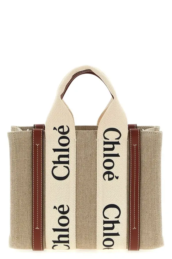 Chloé Shopping 'woody Small - Brown