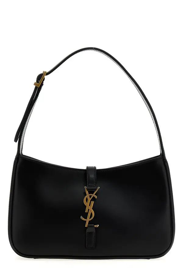 Saint Laurent Hobo Le 5 À 7' Shoulder Bag - Black