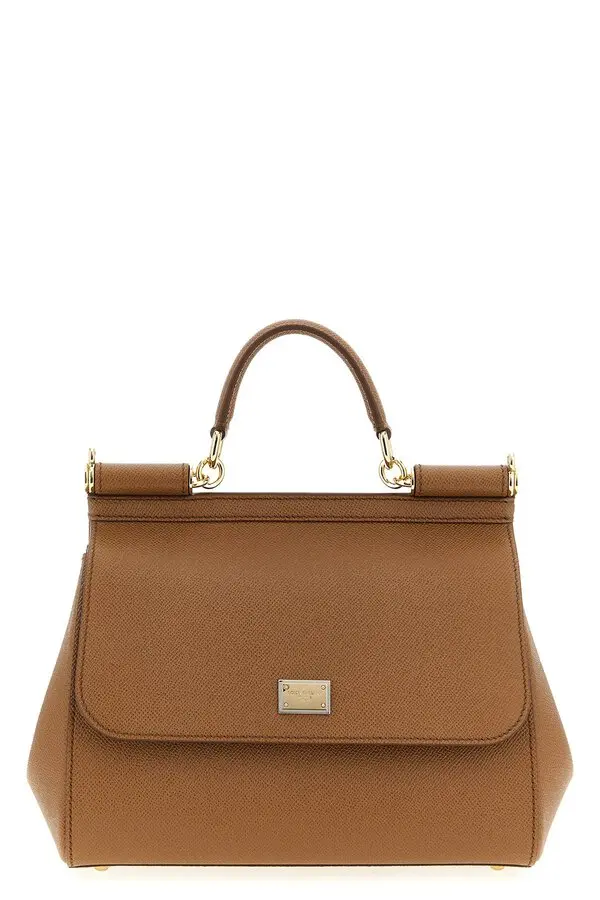 Dolce & Gabbana Sicily' Large Handbag - Brown