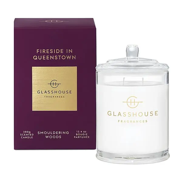 GLASSHOUSE FRAGRANCES Fireside In Queenstown Candle, 13.4 Oz - No Color