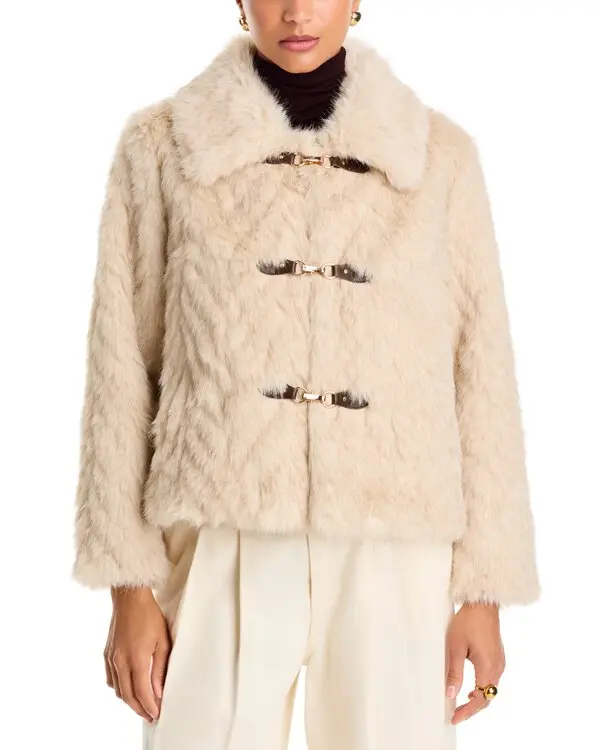Love Token Amara Faux Fur Coat