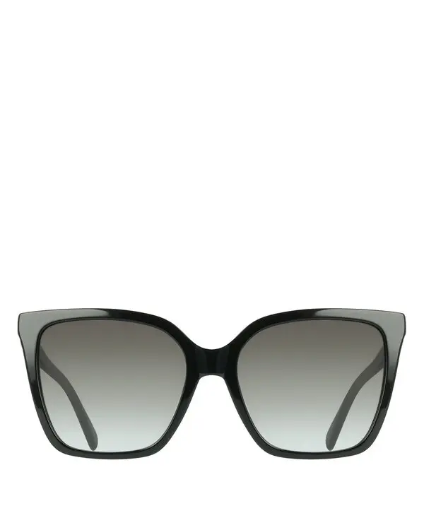FERRAGAMO Vara Square Sunglasses, 57mm - Black