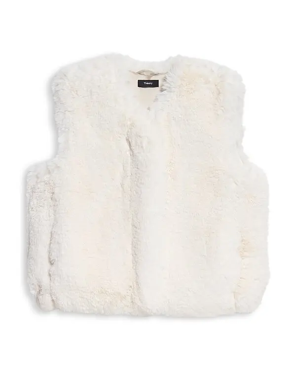 Theory Faux Fur Vest