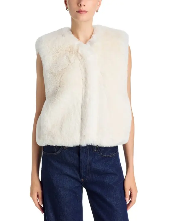 Theory Faux Fur Vest
