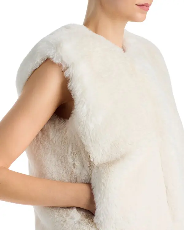 Theory Faux Fur Vest