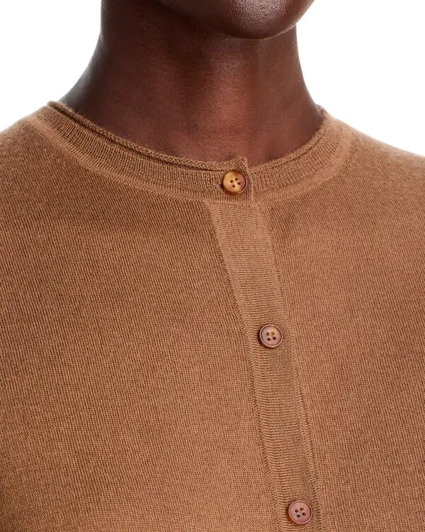 Lafayette 148 New York Crewneck Cashmere Cardigan