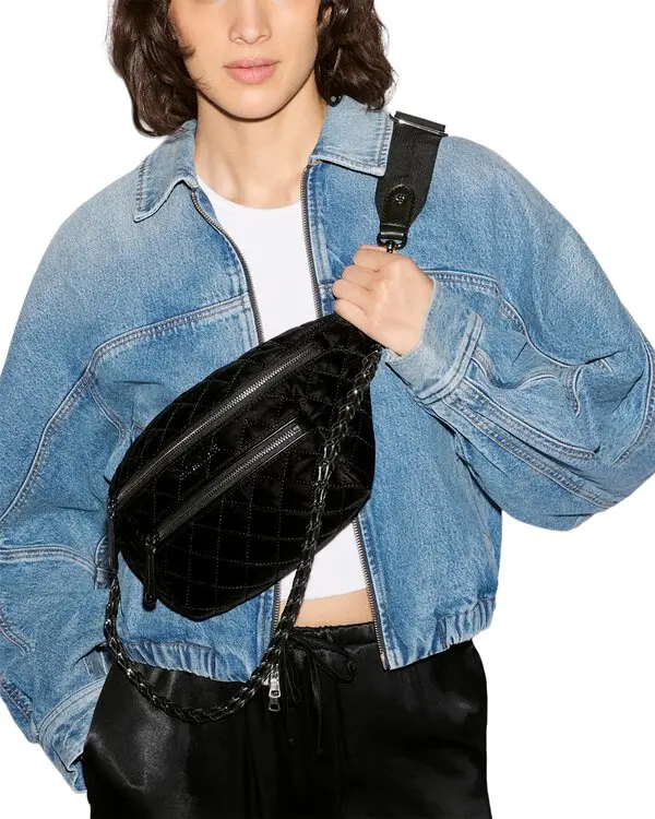 Mz Wallace Small Crosby Quilted Crossbody Belt Bag
