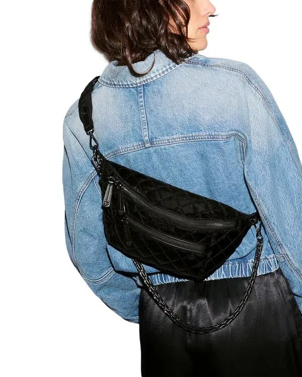 Mz Wallace Small Crosby Quilted Crossbody Belt Bag